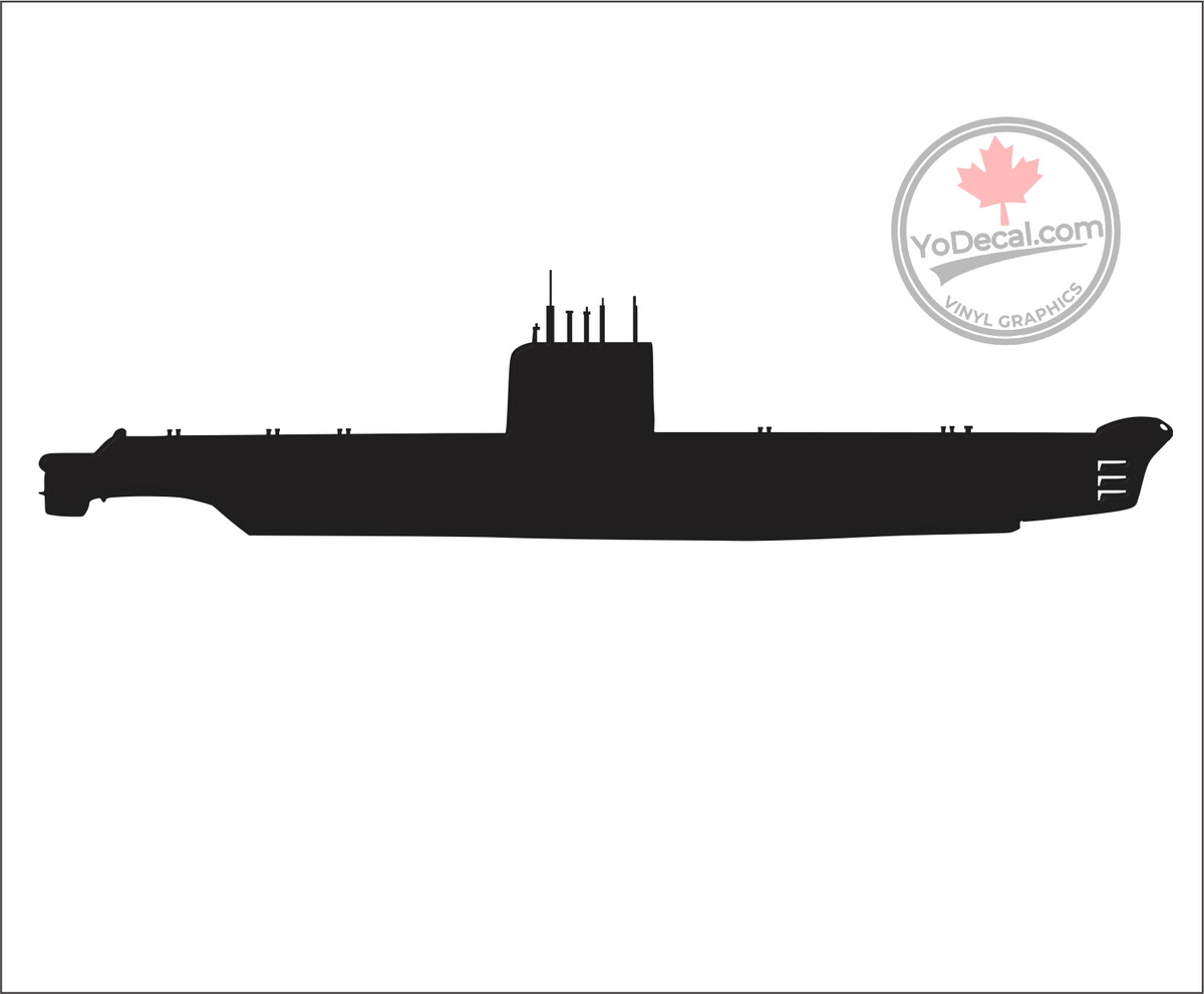 'Oberon Class Submarine' Premium Vinyl Decal / Sticker – YoDecal.com