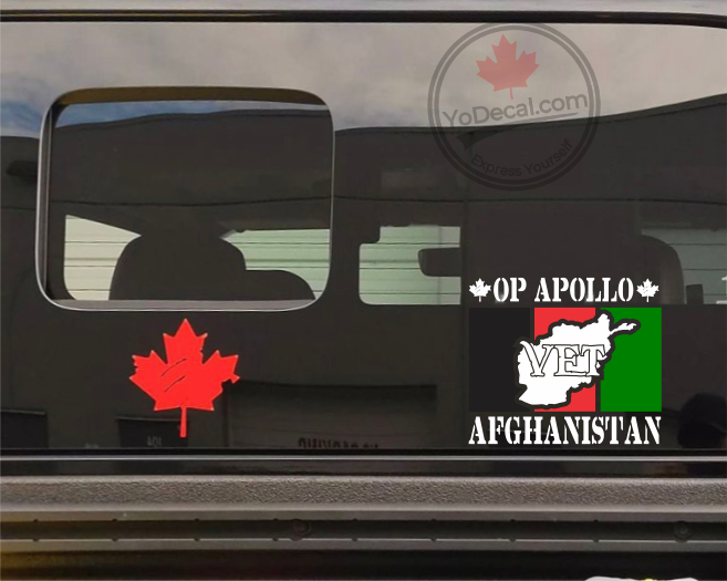 'Op Apollo Afghanistan' Premium Vinyl Decal / Sticker – YoDecal.com