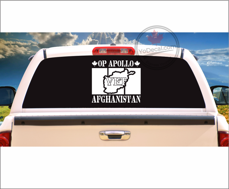 'Op Apollo Afghanistan' Premium Vinyl Decal / Sticker – YoDecal.com