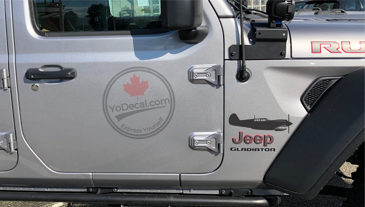 'P-40 Warhawk' Premium Vinyl Decal – YoDecal.com