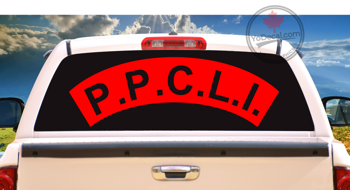 'PPCLI Shoulder Flash' Premium Vinyl Decal / Sticker – YoDecal.com
