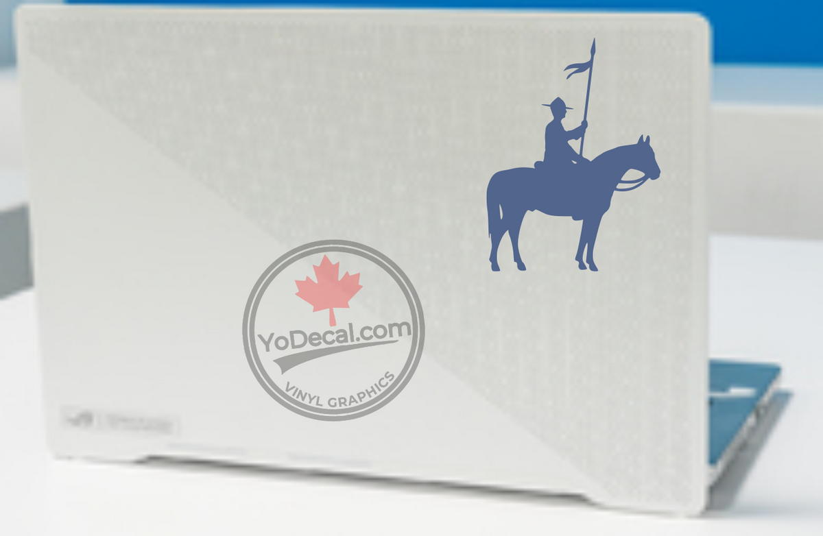 'RCMP Mounty on Musical Ride Horse' Premium Vinyl Decal / Sticker ...