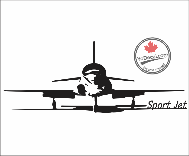 'Sport Jet' Premium Vinyl Decal – YoDecal.com