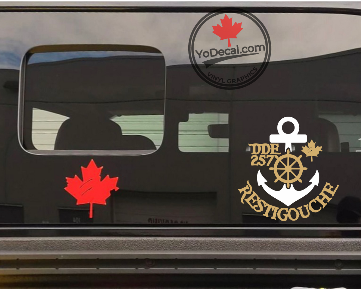 'DDE 257 Restigouche - Restigouche Class Destroyer' Premium Vinyl Deca ...
