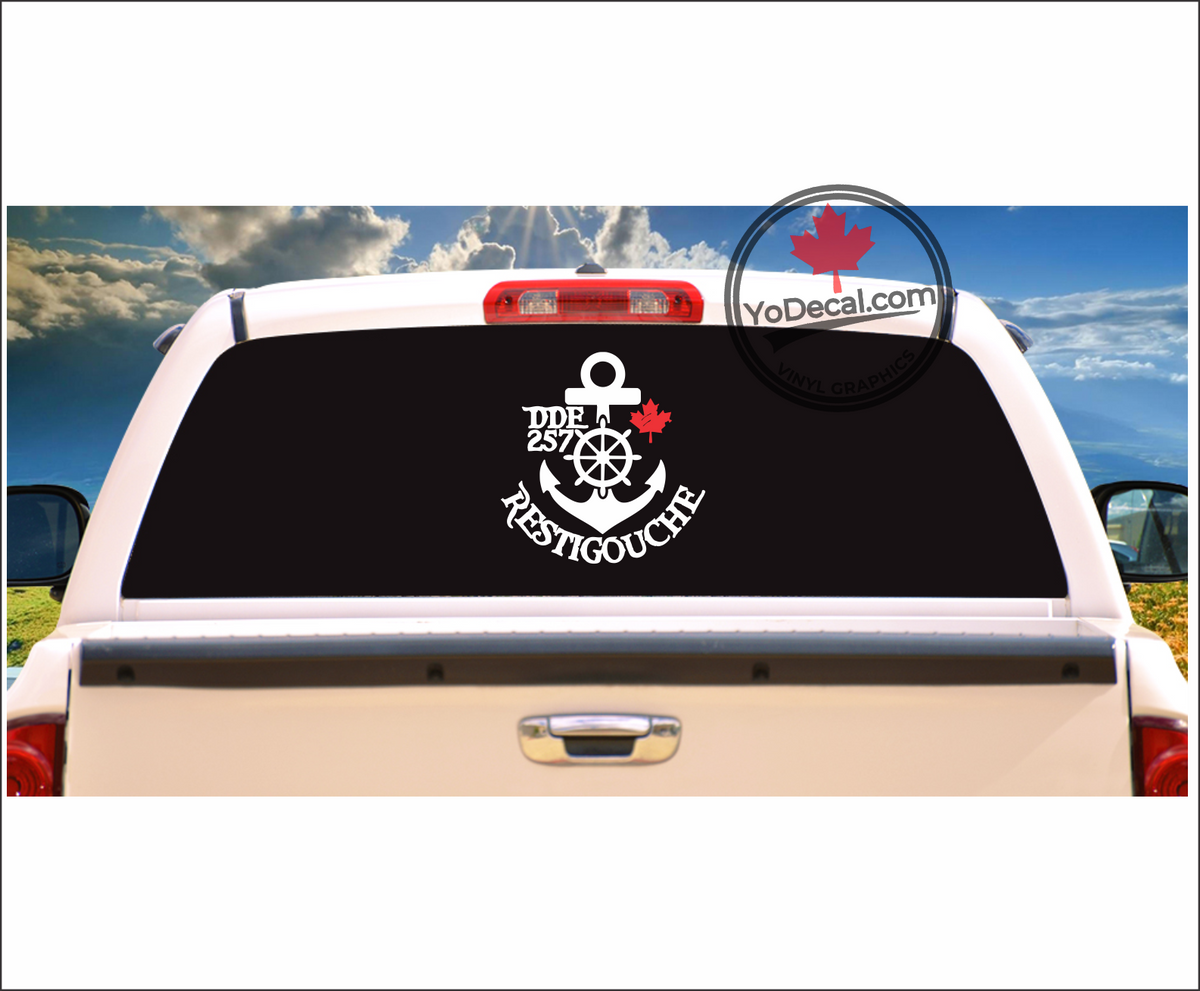 'DDE 257 Restigouche - Restigouche Class Destroyer' Premium Vinyl Deca ...