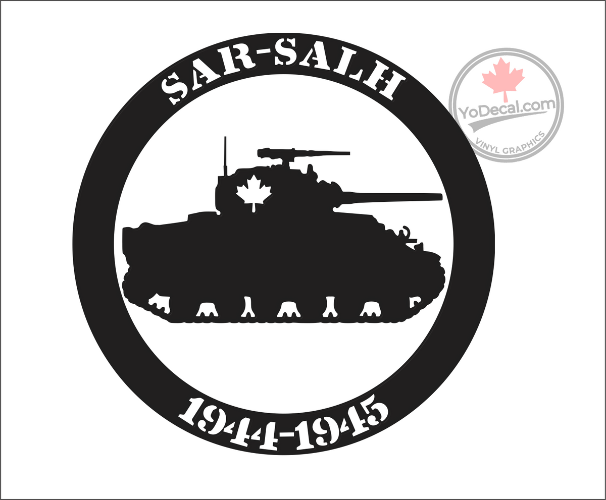 'SAR-SALH 1944-1945' Premium Vinyl Decal – YoDecal.com