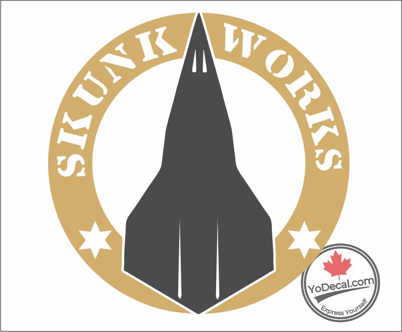 'Skunk Works Darkstar' Vinyl Decal – YoDecal.com