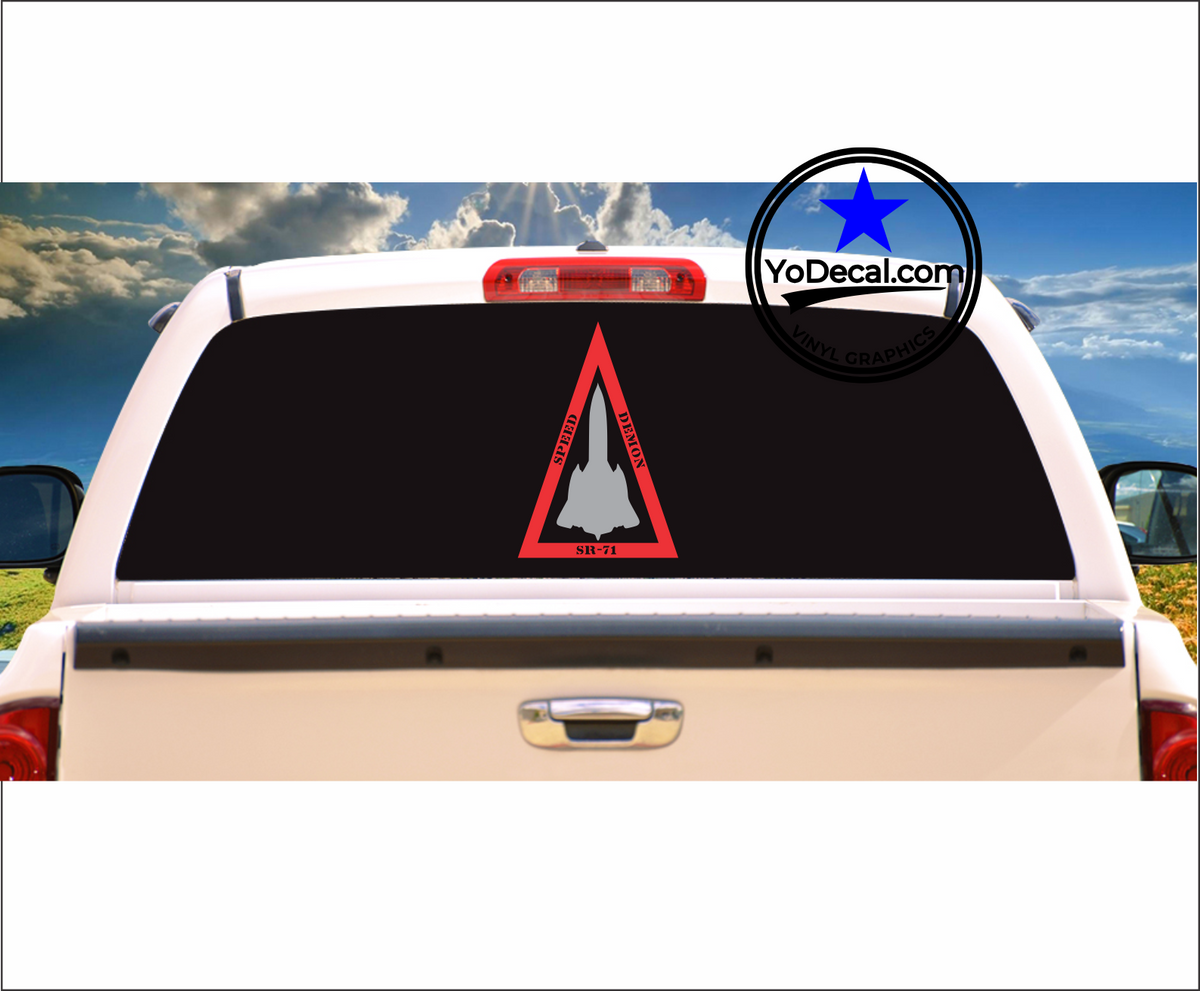 'Speed Demon SR-71' Vinyl Decal – YoDecal.com