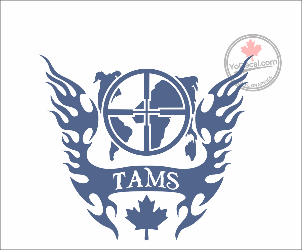 'Tactical Air Movements Section TAMS Tribute' Premium Vinyl Decal / St ...