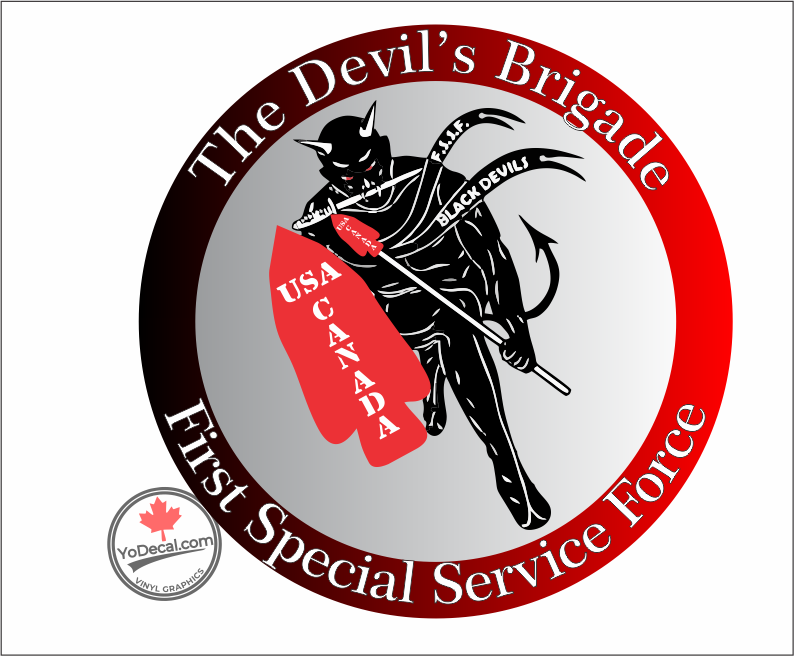 'The Devil's Brigade First Special Service Force' Premium Vinyl Decal – YoDecal.com