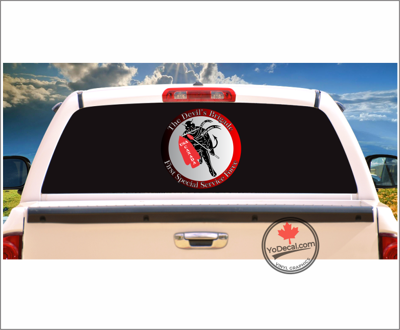 'The Devil's Brigade First Special Service Force' Premium Vinyl Decal ...