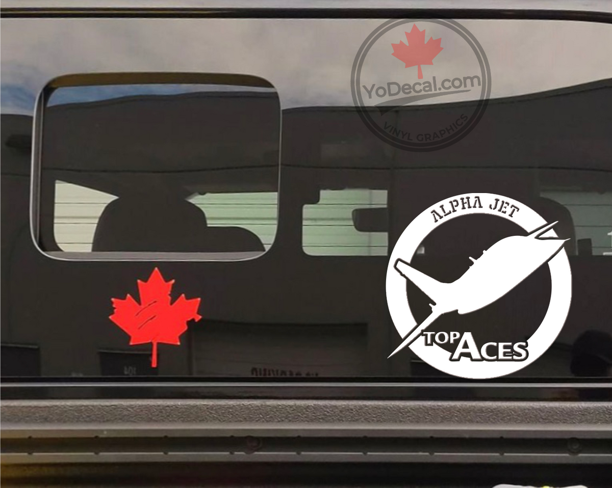 'Top Aces Alpha Jet' Vinyl Decal – YoDecal.com