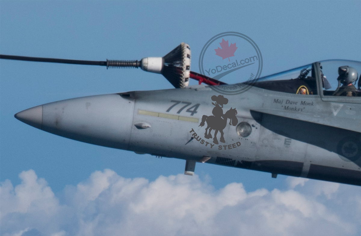 'Trusty Steed' Premium Vinyl Decal – YoDecal.com