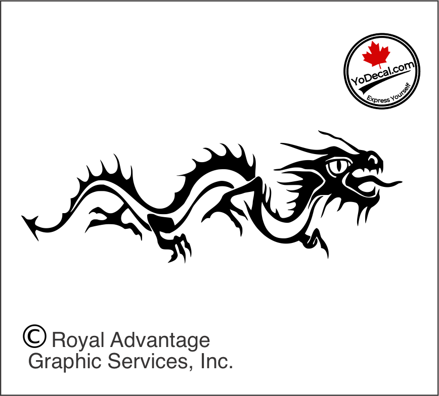 'Dragon Crawler (Pair)' Premium Vinyl Decal – YoDecal.com