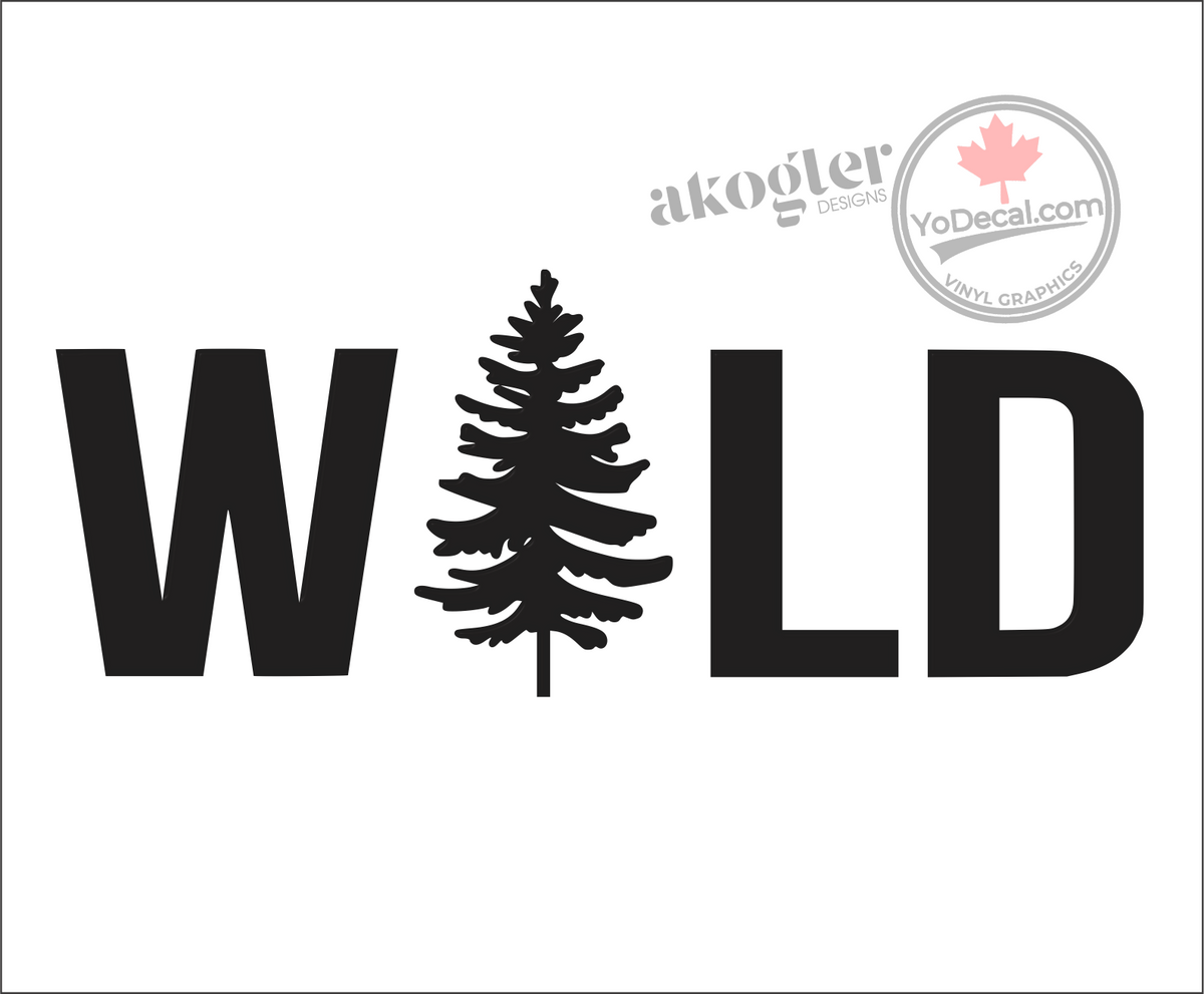 'Wild' Vinyl Decal – YoDecal.com