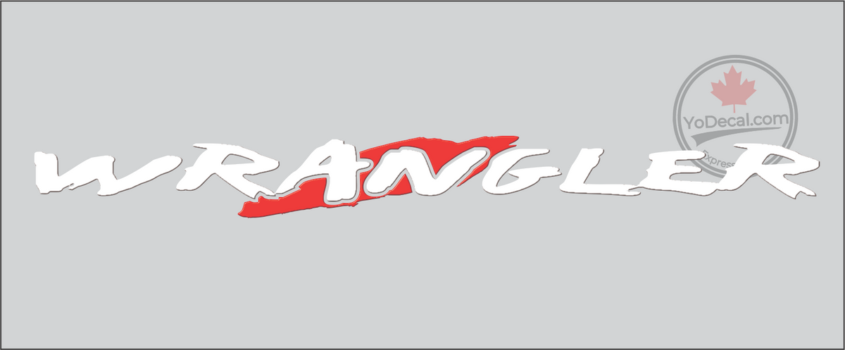 'Wrangler 38 Banner' Premium Vinyl Decal – YoDecal.com