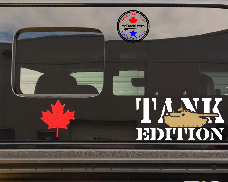 'Tank Edition - Leopard' Premium Vinyl Decal / Sticker – YoDecal.com