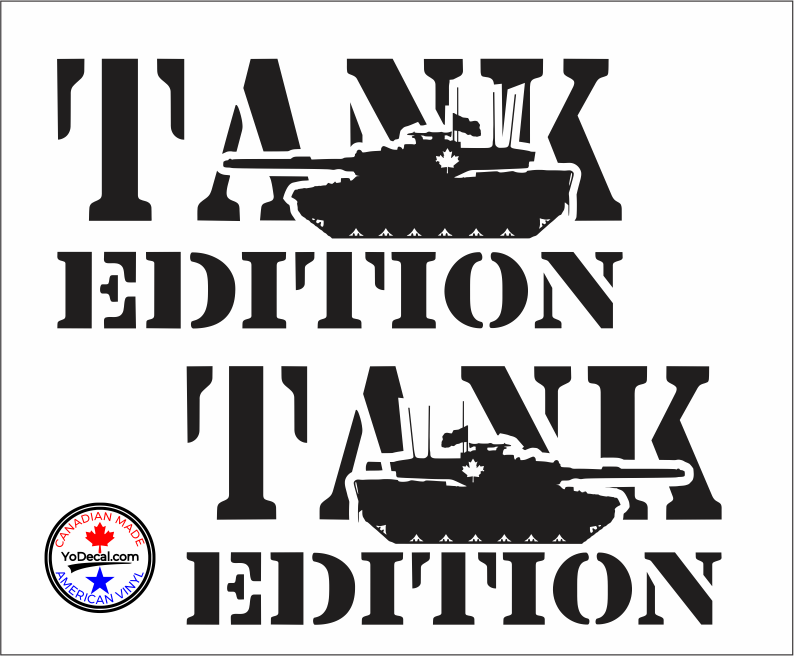 'Tank Edition - Leopard' Premium Vinyl Decal / Sticker – YoDecal.com